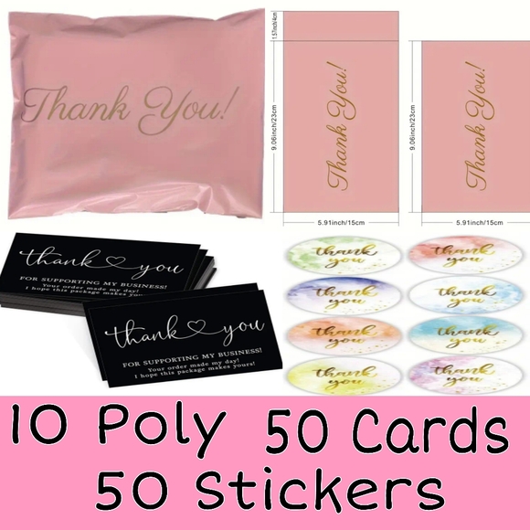 Poly Mailers | Office | Poly Mailers Piece Bundle 906 X 591 Thank You ...